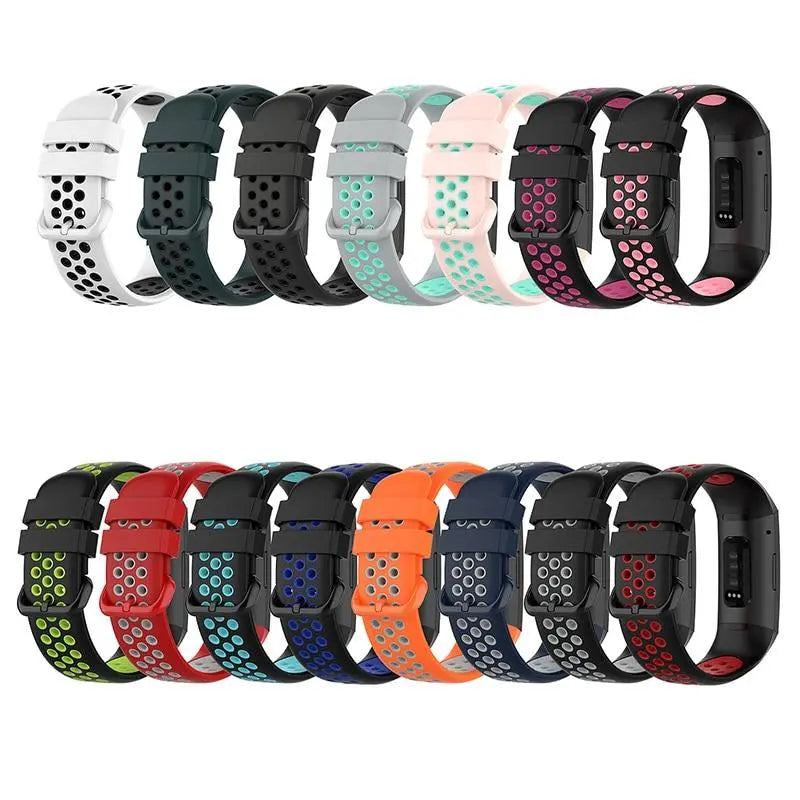 Silicone Fitbit Band For Charge 3 & 4 - 15 color options - Axios Bands