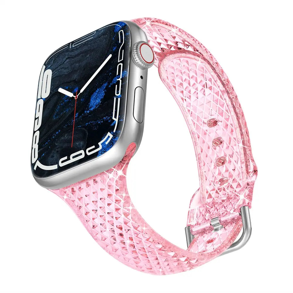 Transparent Silicone Apple Watch Bands - 5 color options – Axios Bands